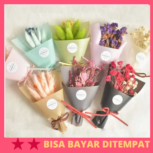 Jual Buket Bunga Mini / Buket Bunga Wisuda Bunga Kering Mawar Tulip ...