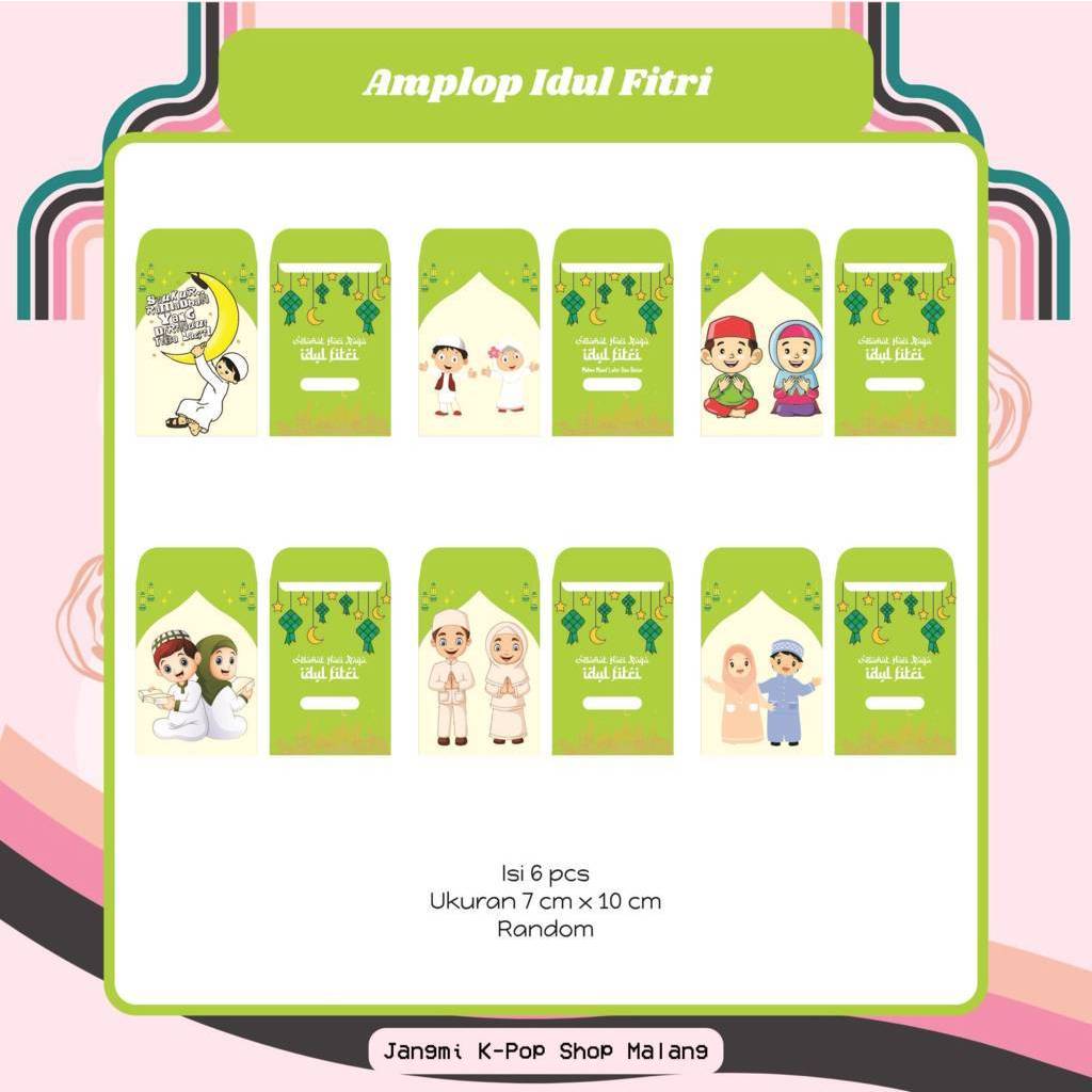 Jual [ISI 6 PCS] Amplop Lebaran | Amplop Lucu | Amplop Hari Raya ...