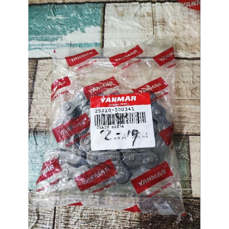 Jual rantai chain 50x34 traktor yanmar yst pro yst lama asli original ...