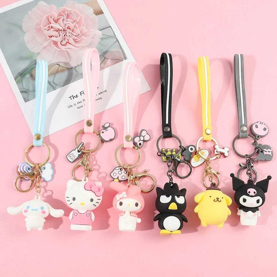Jual V2 - Gantungan Kunci Karakter Sanrio Keychain Serbaguna Karakter Kartun Lucu | Shopee Indonesia