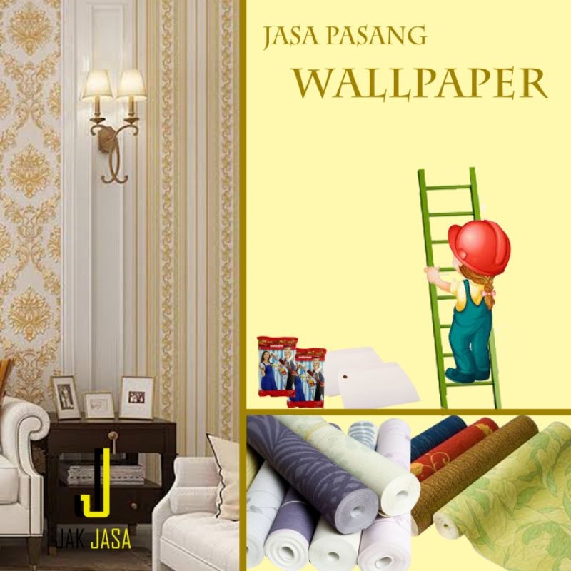 Jual Jasa Pasang Sticker Wallpaper | Vinyl | Sunblast | Wallfoam ...