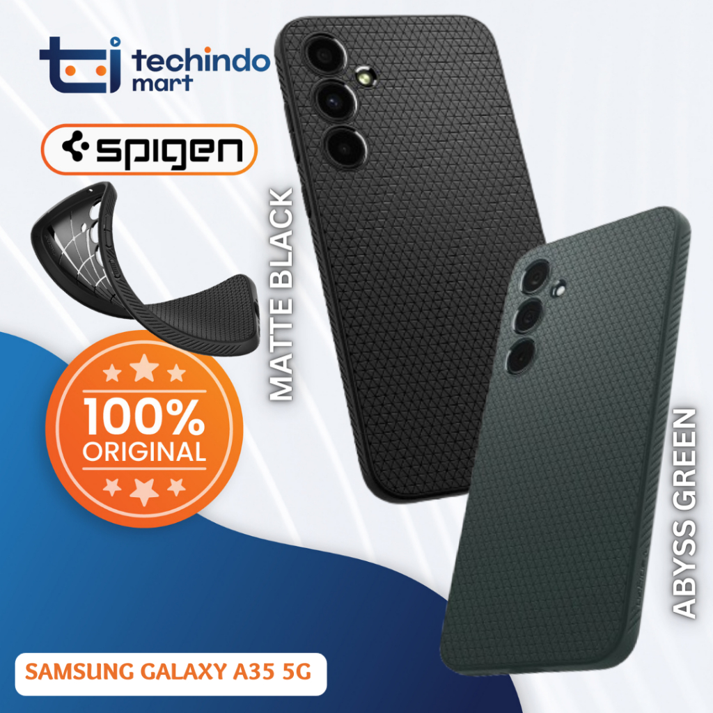 Jual Case Samsung Galaxy A35 Spigen Liquid Air Softcase TPU Cover ...