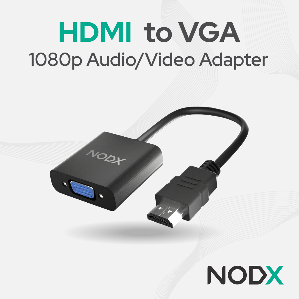 Jual NODX HDMI to VGA Adapter | Shopee Indonesia