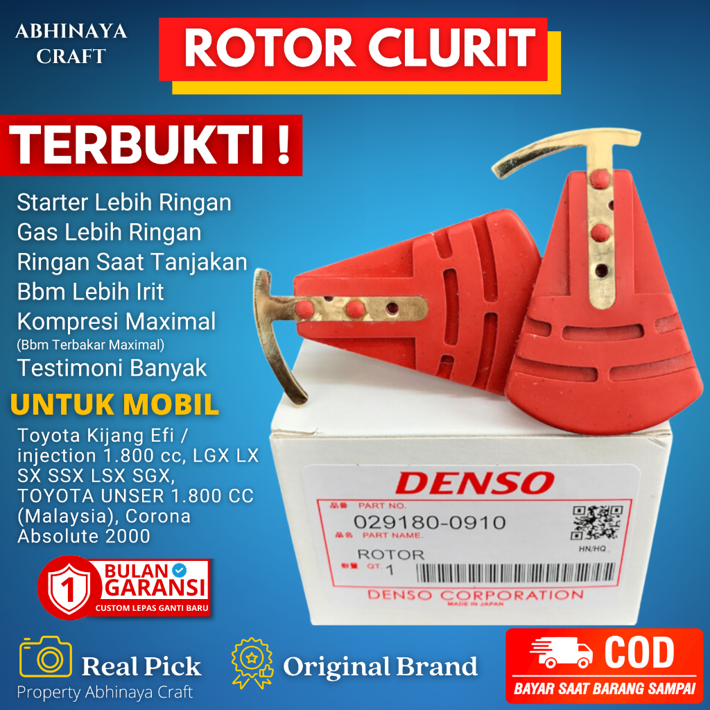 Jual Rotor Denso Clurit Pacul Celurit Kijang Kapsul Efi 1.8 Krista LGX ...