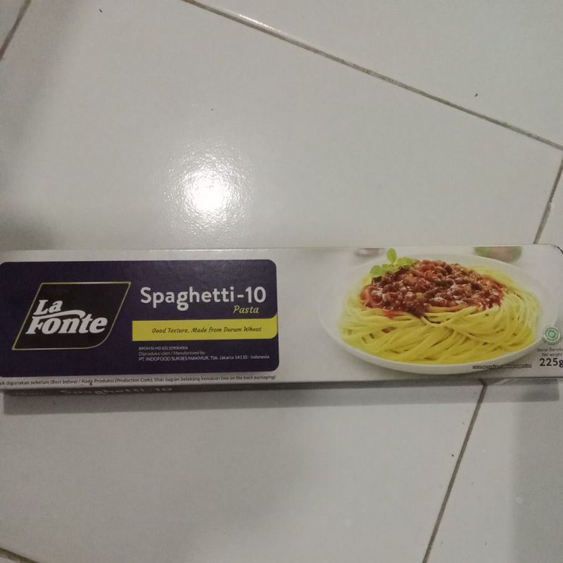 Jual LA FONTE SPAGHETTI-10 225gr | Shopee Indonesia