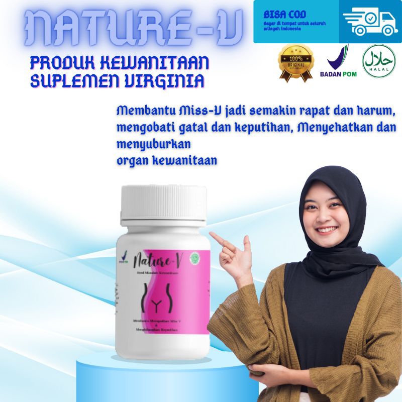 Jual NATURE-V Suplemen Virginia Obat Khusus Wanita Perapat Miss V ...