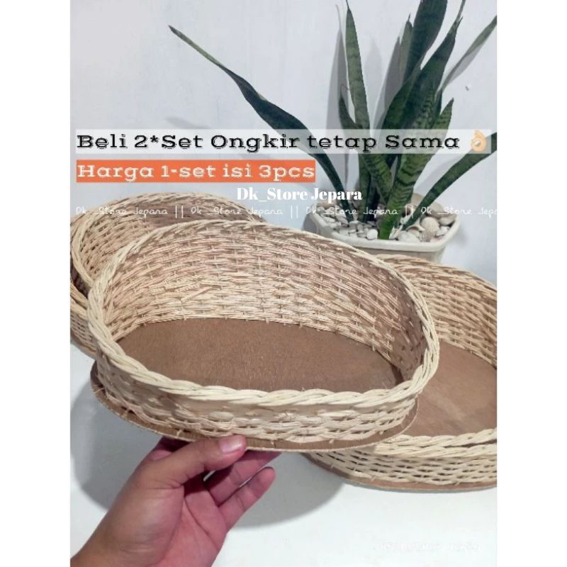 Jual Harga 1set isi 3pcs Anyaman Rotan MODEL SENDER TELUR | Shopee ...