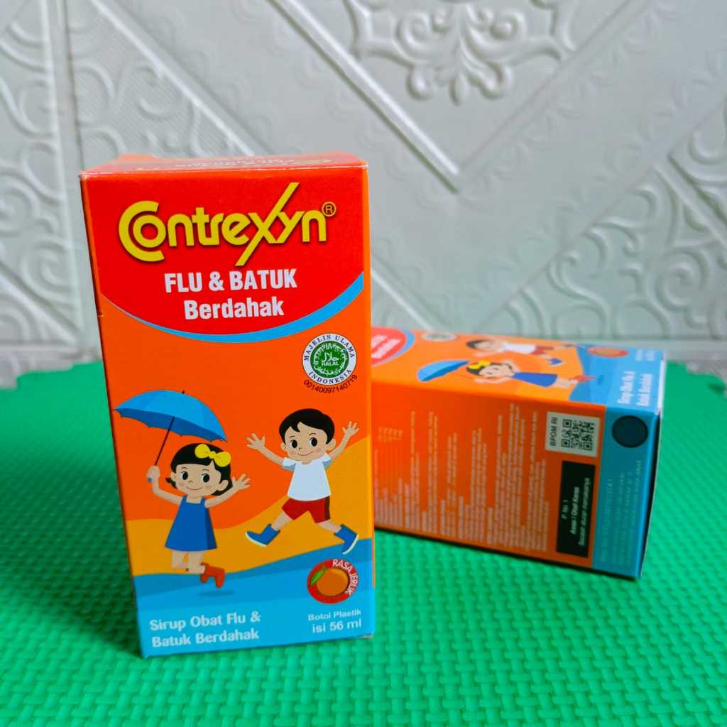 Jual Contrexyn Flu dan Batuk Berdahak Syrup Obat Batuk Anak | Shopee ...