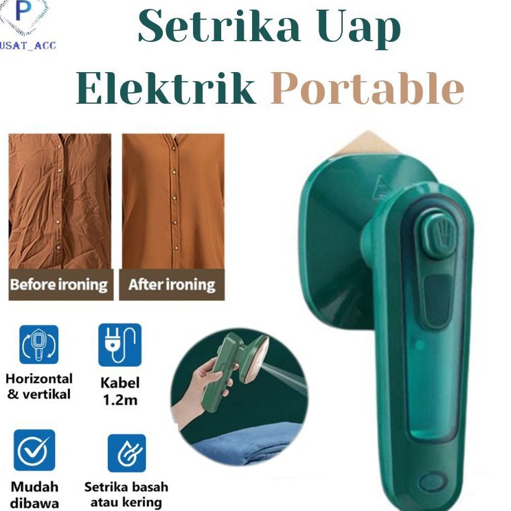 Jual iU UAP Setrika mini uap portable spray low watt cepat panas g ...