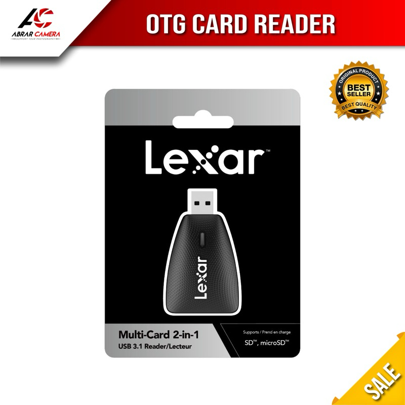 Jual Lexar Multi-Card 2-in-1 USB 3.1 OTG Reader (SD card & Micro SD ...