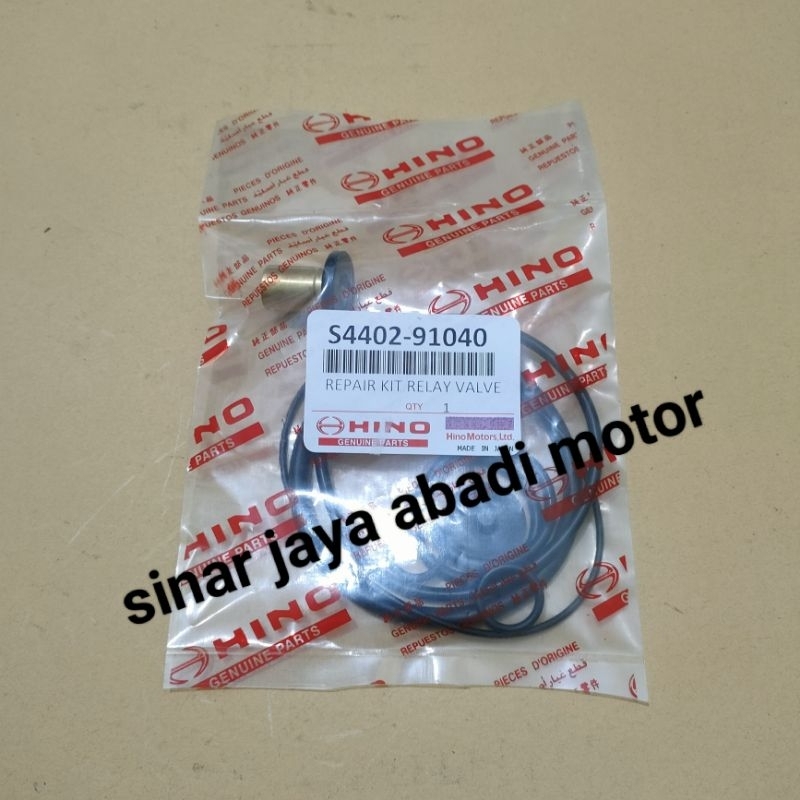 Jual REPAIR KIT KURA2 RELAY VALVE HINO LOHAN PISTON BAHAN KUNINGAN ...