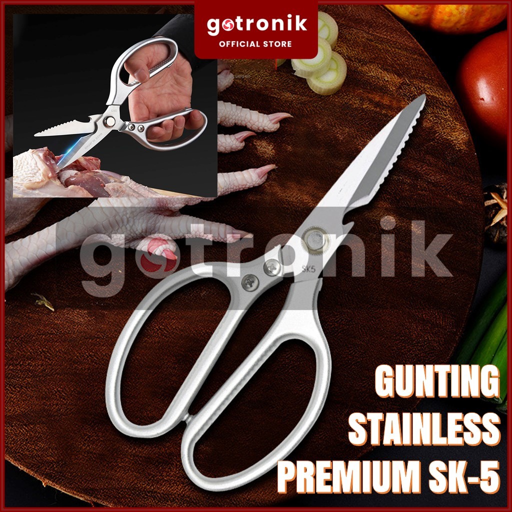 Jual Gunting Dapur SK-5 Serbaguna MultiFungsi Tajam Kuat Tebal ...