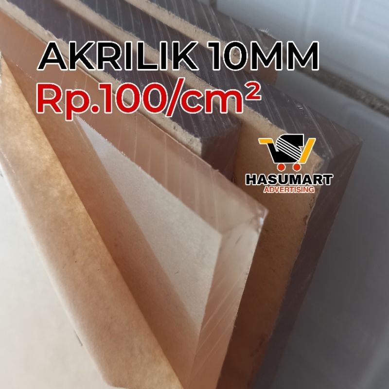 Jual Akrilik 10mm Custom Rp.100/cm² // Acrylic Sheets 10ml / Akrilik ...