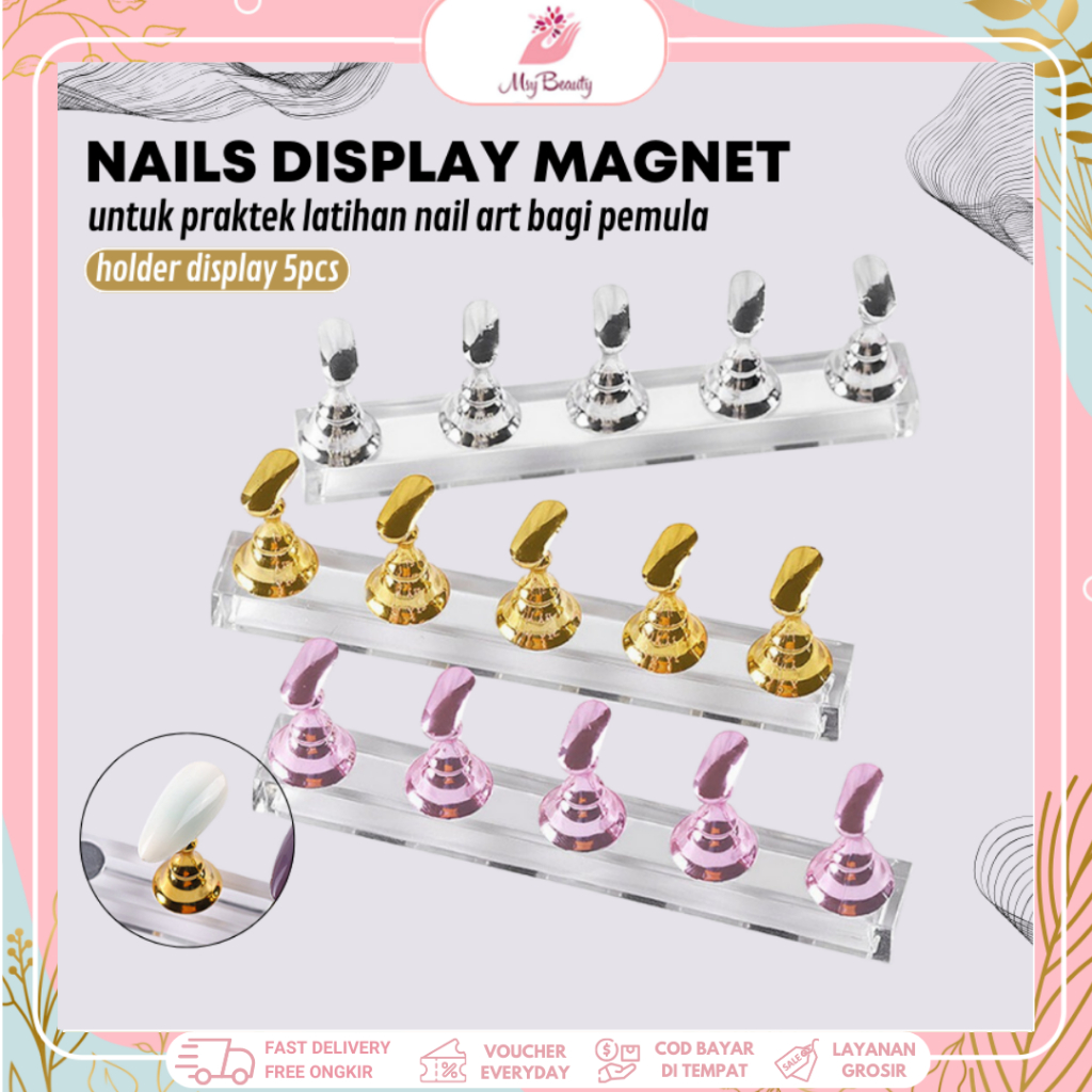Jual MSY 1Pcs/5Pcs Holder Display Kutek Gel Magnetik untuk Latihan ...