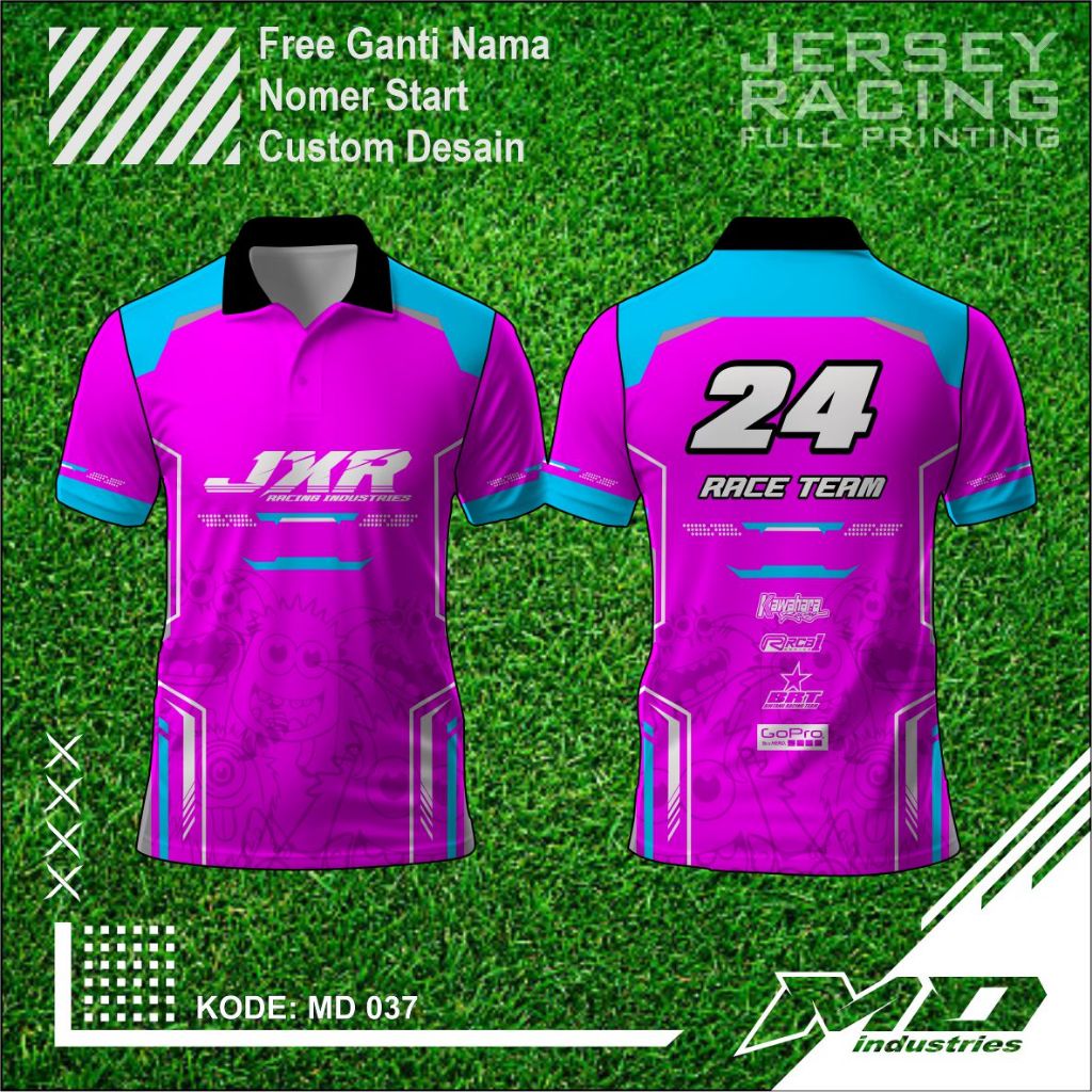 Jual Jersey Racing Simple Keren ( Custom Nama - Nomer ) - Baju Balap ...