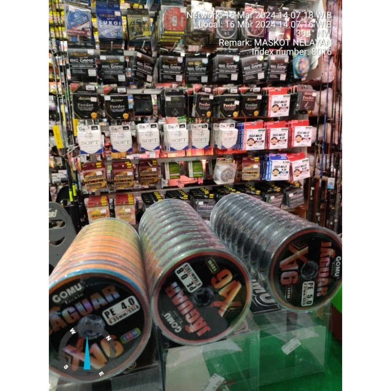 Jual SENAR PE GOMU JAGUAR X16 100M(CONAKTING) | Shopee Indonesia
