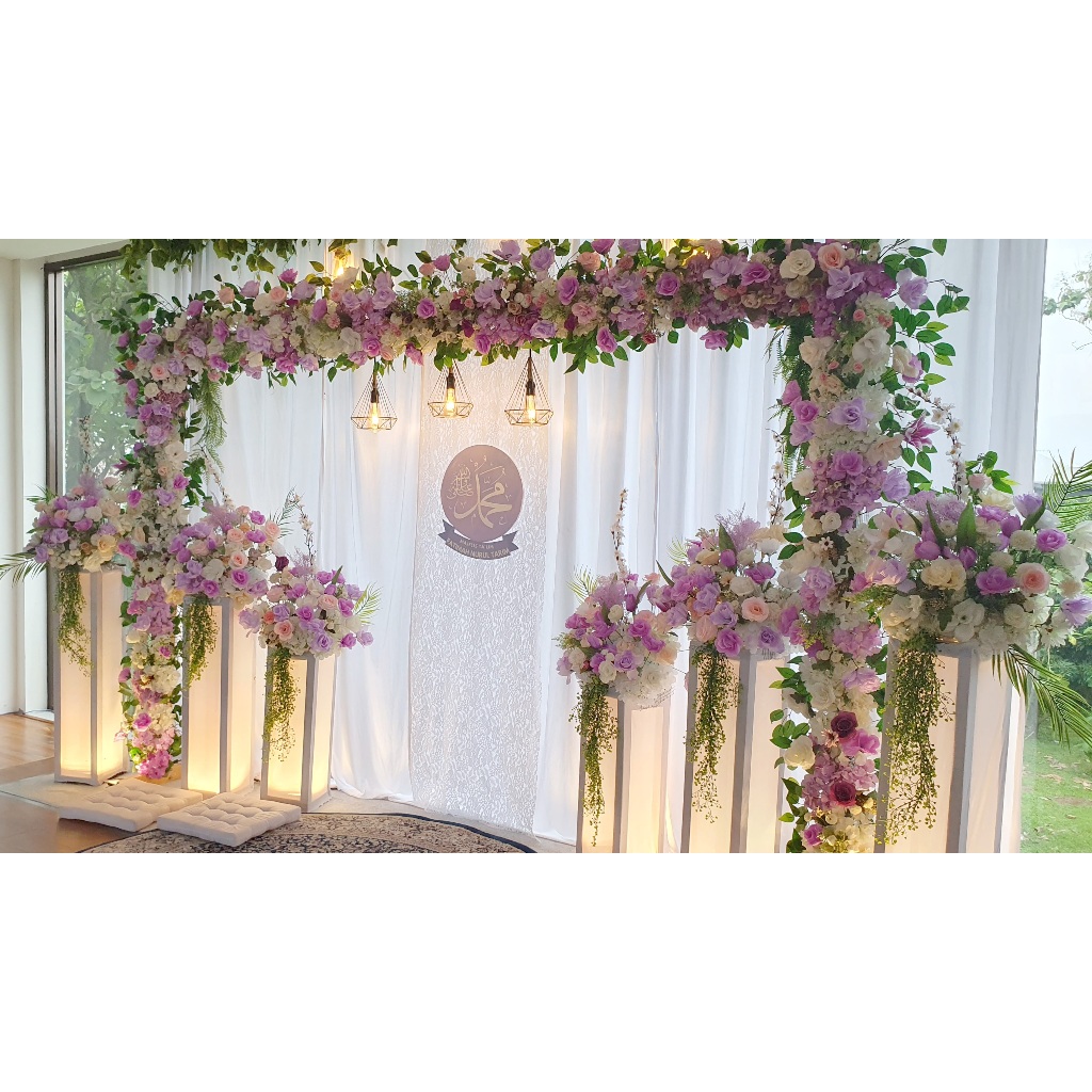 Jual (Shine Decor - Tasyakuran) Backdrop Dekorasi Tasyakuran Pengajian ...