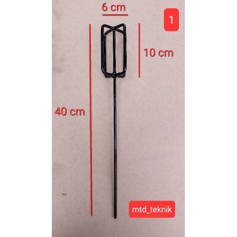 Jual mixer stik, tongkat pengaduk cat/semen, stik pengaduk bor | Shopee ...