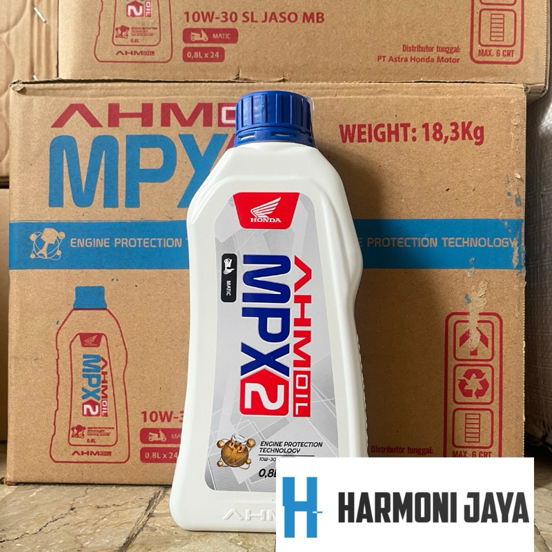 Jual Oli MPX2 800 ml AHM Oil Matic MPX 2 0.8L ORIGINAL | Shopee Indonesia