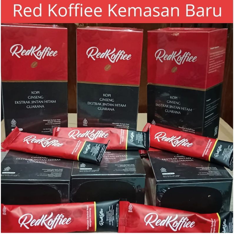 Jual Kopi Merah Red Koffiee Original 1 box isi 10 sachet - BPOM - Halal ...