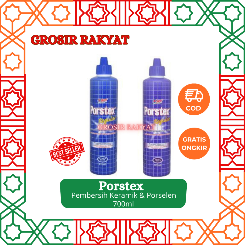 Jual Porstex Pembersih Keramik Botol 700 ML | Shopee Indonesia
