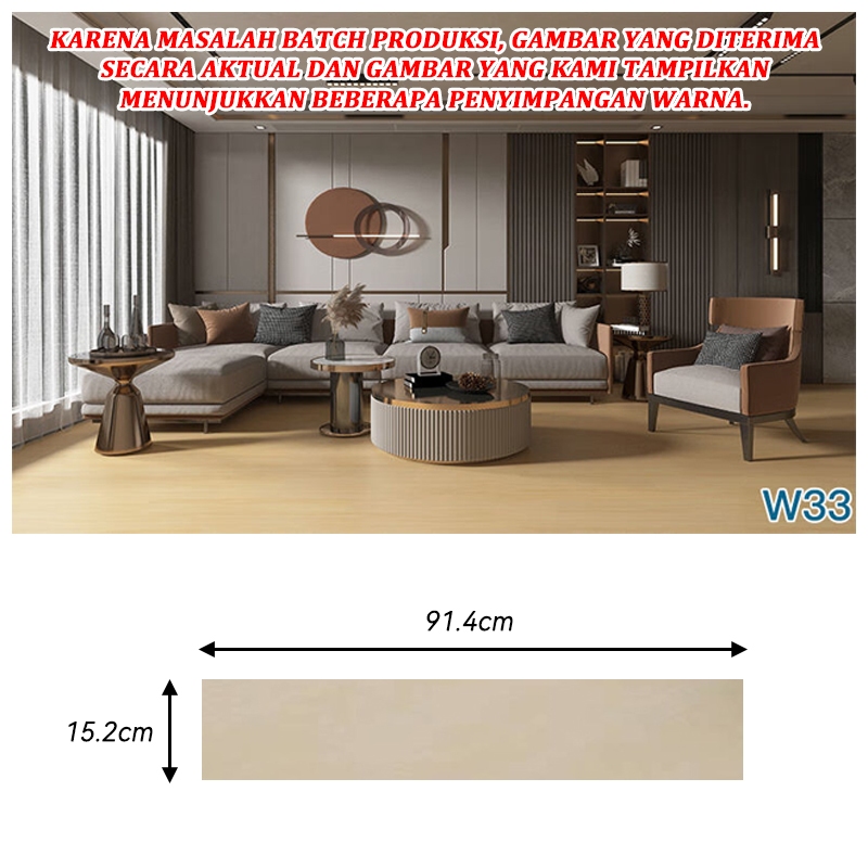Jual 1 Pcs Floor Vinyl Lantai Stiker /915x152mm/Lantai Kayu Parquet ...
