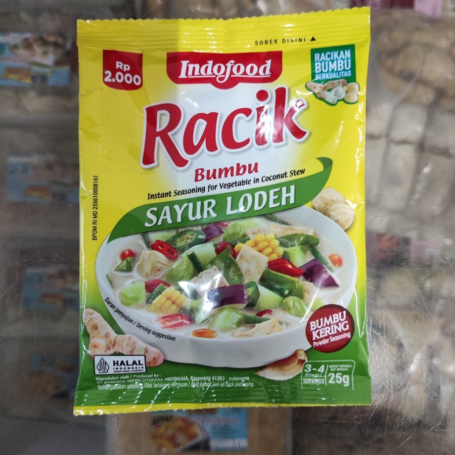 Jual Indofood racik sayur lodeh 25 gr | Shopee Indonesia