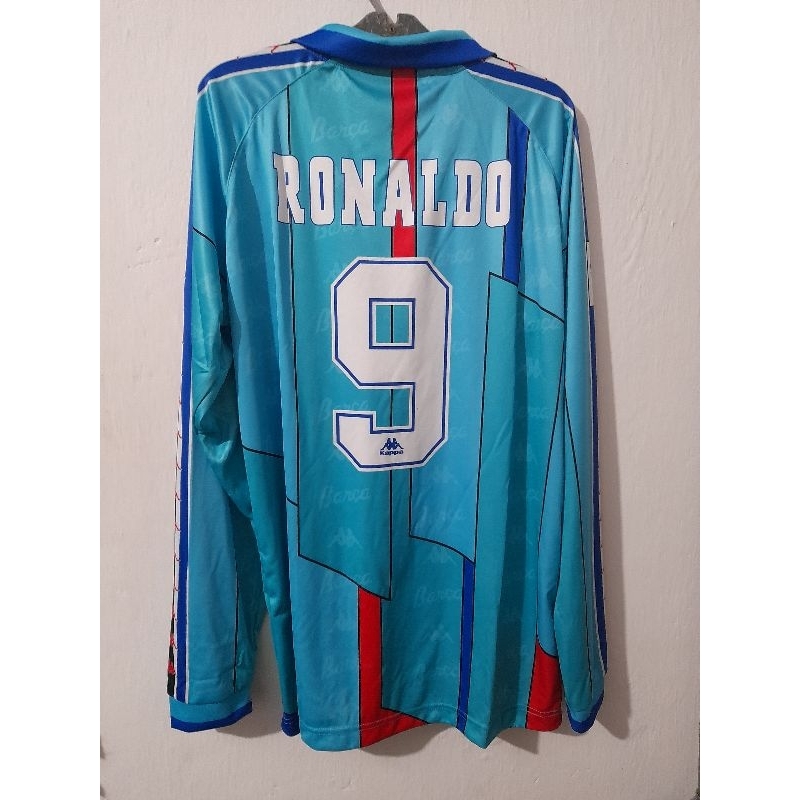 Jual Jersey Away Barcelona 1995 / 1996 Ronaldo | Shopee Indonesia