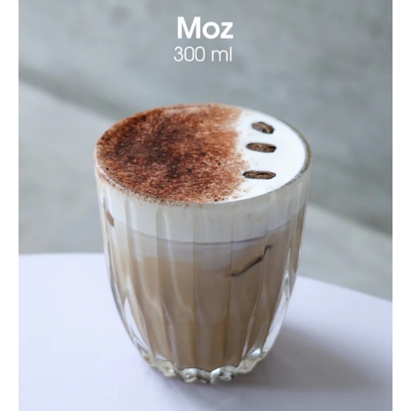 Jual Gelas Cafe Korean Aesthetic Moz Citinova Rockglass 300 ml | Shopee Indonesia