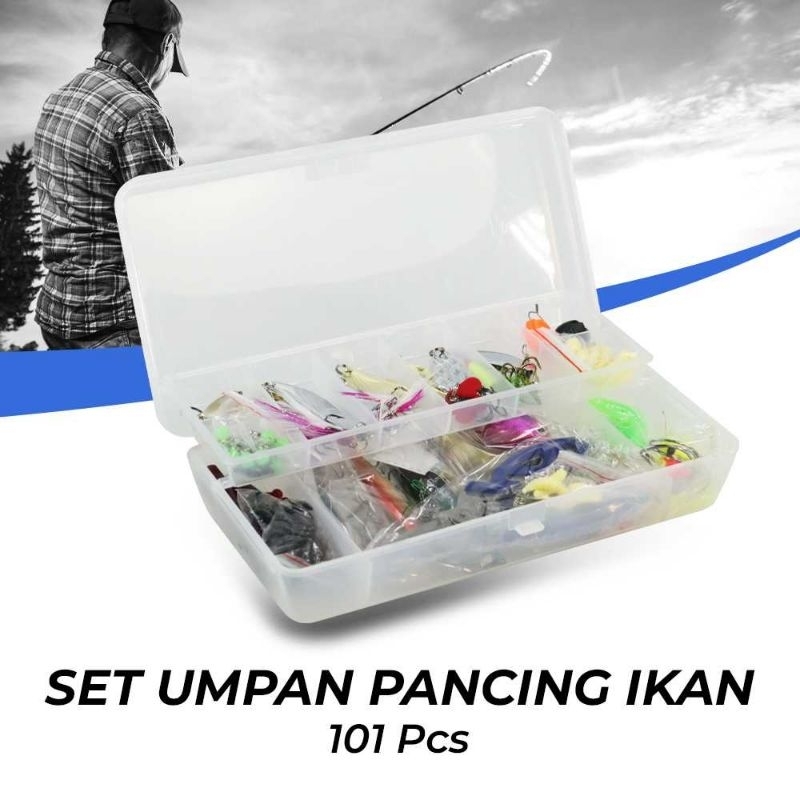 Jual Umpan Pancing Ikan Set Fishing Bait Kit 178pcs Umpan Casting BEST ...