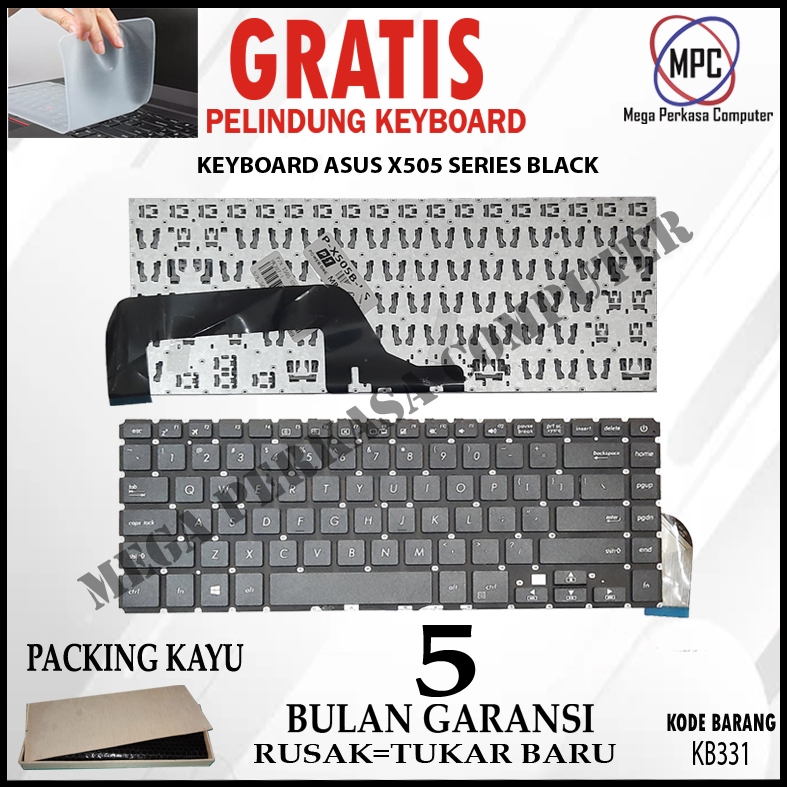 Jual Keyboard Asus VivoBook 15 X505 X505B FREE KEYBOARD PROTEKTOR ...