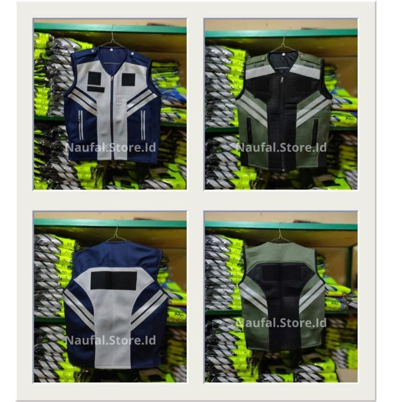 Jual Rompi Polosan Rompi Tebal Rompi Dobel Mess Rompi Safety | Shopee ...