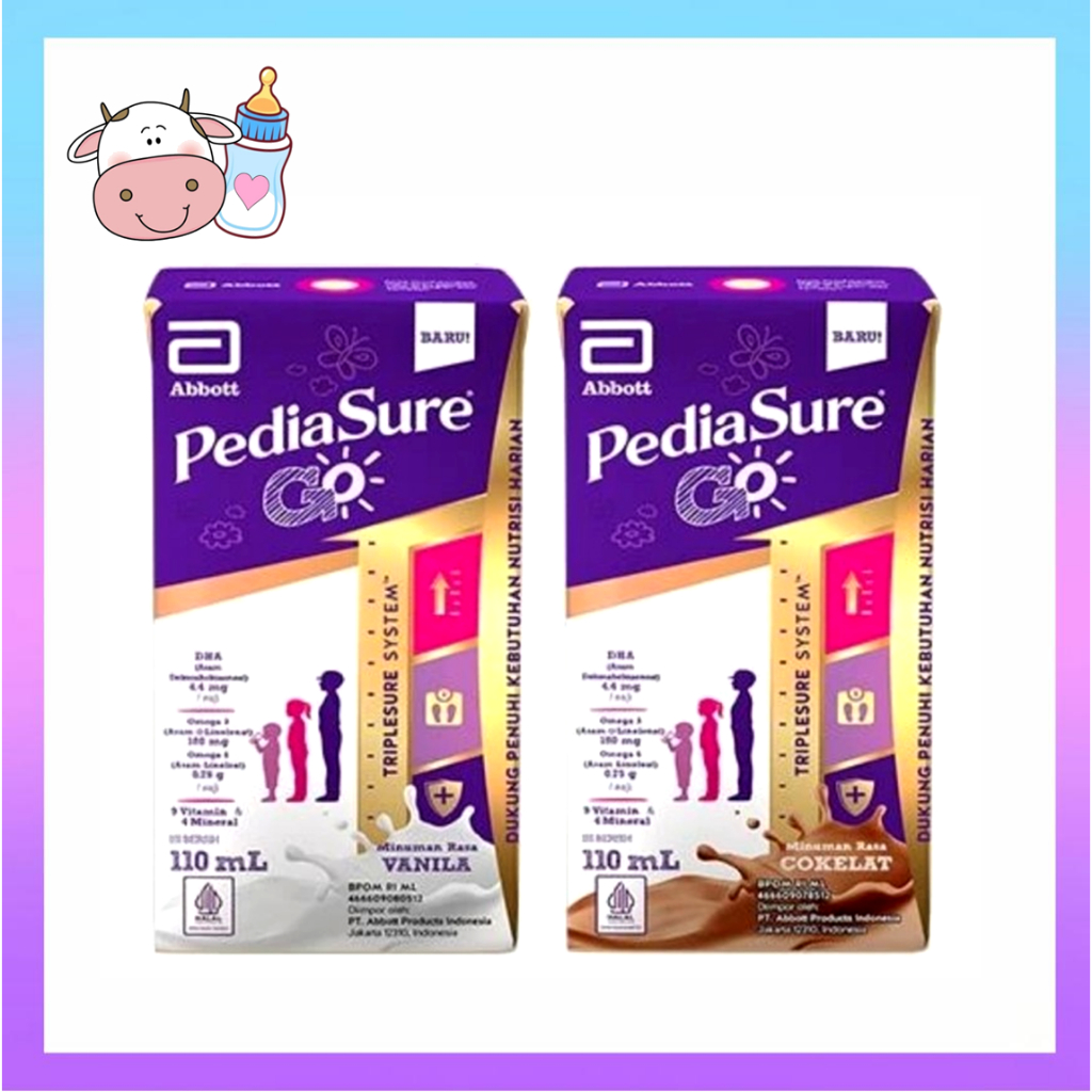 Jual Pediasure Go Coklat / Vanila Susu UHT 110ml | Shopee Indonesia