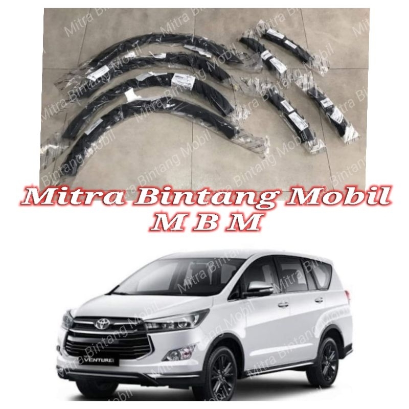 Jual Over Fender Bodykit Fender Trim Toyota Innova Reborn Venturer 2016 ...