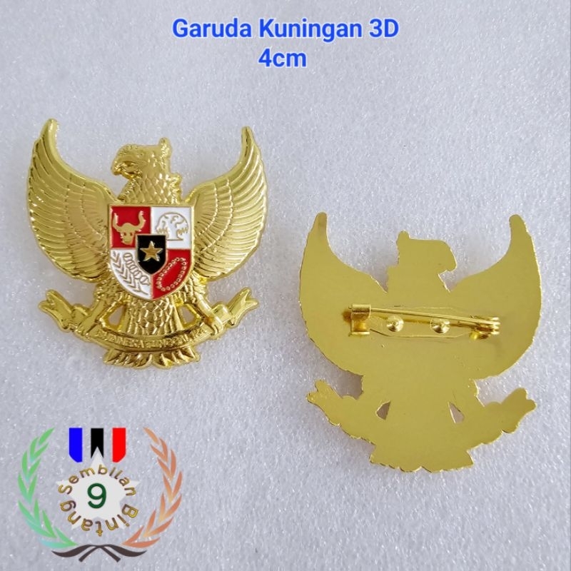 Jual Pin Garuda 4cm Bahan Kuningan Cor | Shopee Indonesia