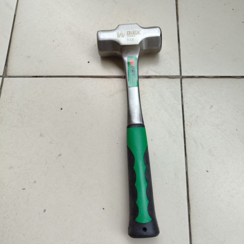 Jual Palu batu besi 1.5kg 3 LB palu bodem gagang besi Merk WOIRX ...