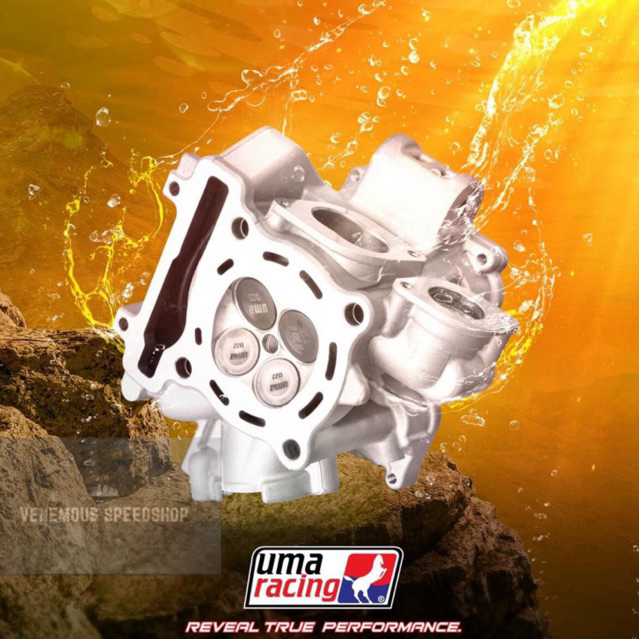Jual Head Uma Racing Ukuran In23/Ex20 In25/Ex22 Mx King / R15/ Vixion ...