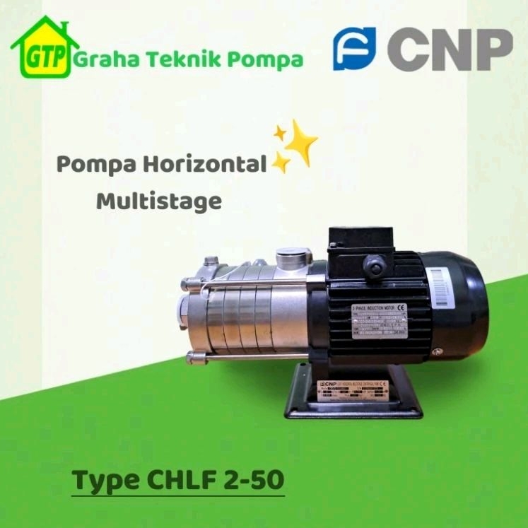 Jual CNP CHL 2-50 Pompa Air Horizontal Multistage Pompa Stainless Steel ...