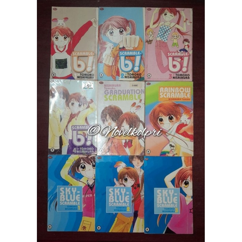 Jual Komik Scramble B 1-4 + Sky Blue Scramble 1-3 + 2 Buku Oneshoot (9 ...