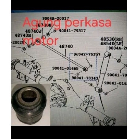 Jual Bushing lateral belakang avanza,xenia, bush lateral belakang ...