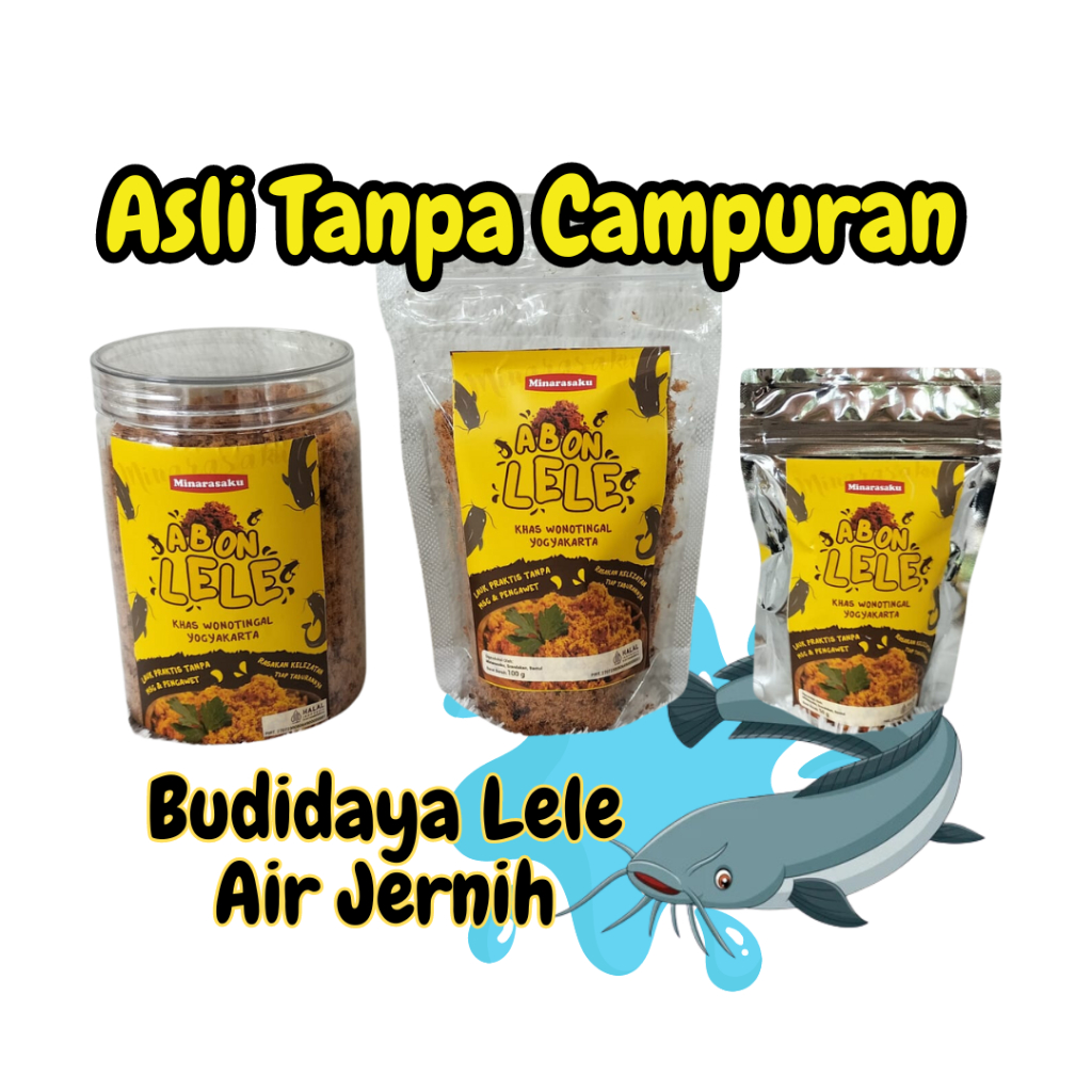 Jual Minarasaku Abon Ikan Lele Original Asli Tanpa Campuran khas Jogja ...
