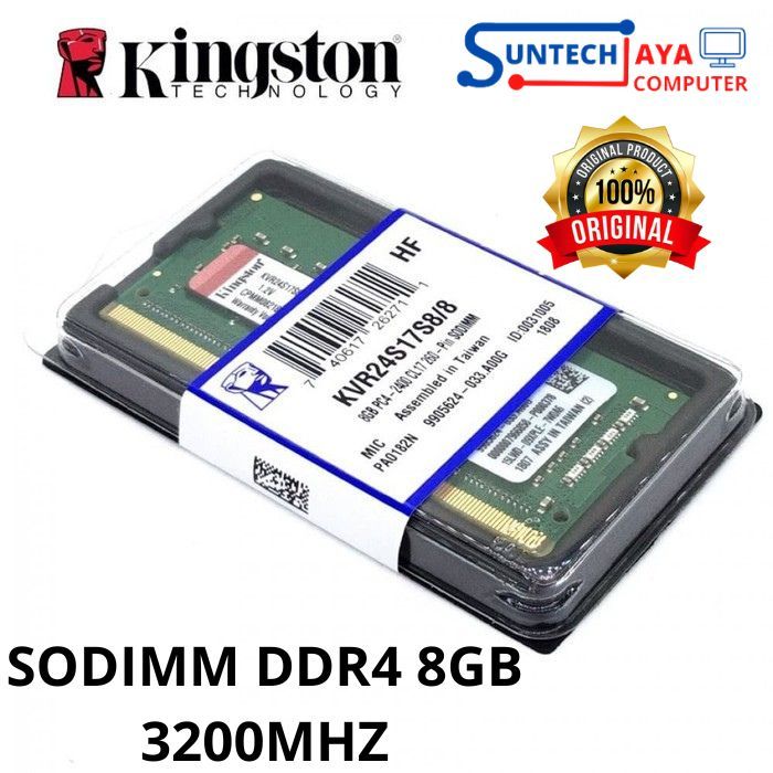 Jual RAM DDR4 8GB 3200 MHz Sodimm ORI KINGSTON/ MEMORY RAM LEPTOP DDR4 ...