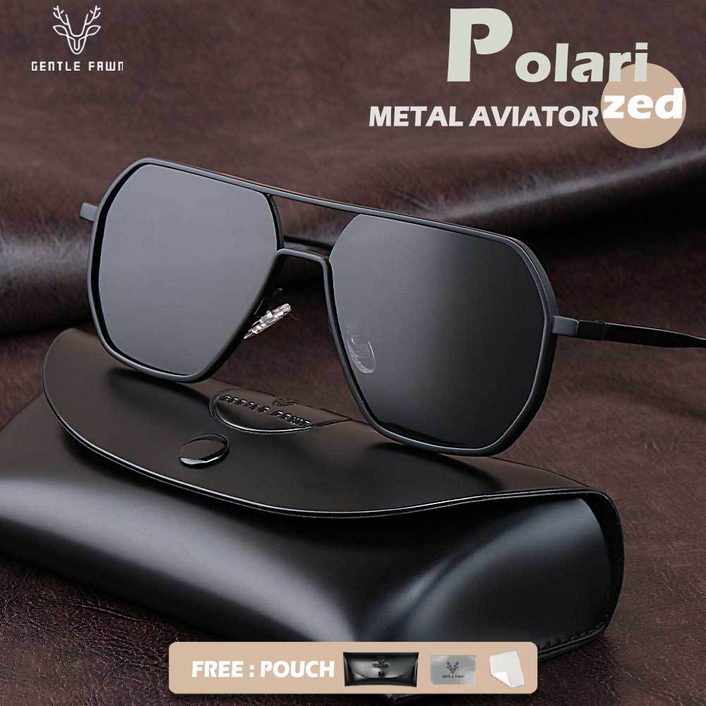 Jual GENTLE FAWN Sunglasses Kacamata Hitam Polarized Anti Silau Design Tony Stark Keren Terbaru ...