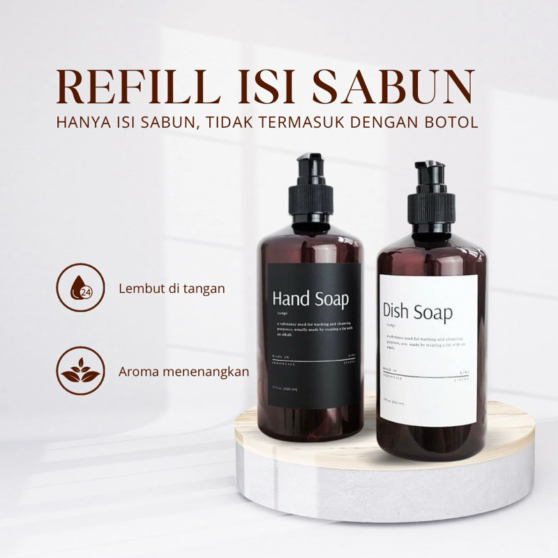Jual KIMI LIVING - REFILL ISI SABUN HAND SOAP / DISH SOAP / HAND ...