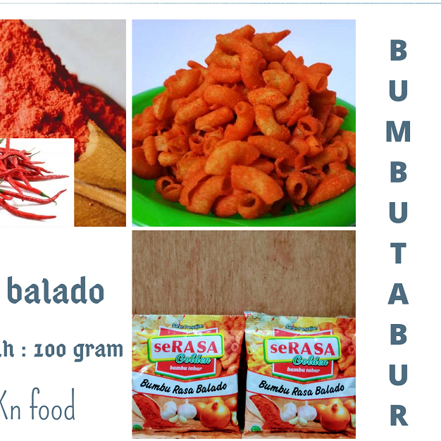 Jual Bumbu tabur serasa / bumbu tabur snack makaroni bumbu keripik cabe ...