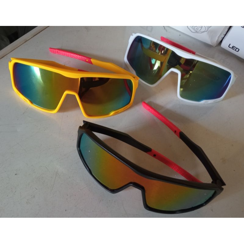 Jual Kacamata Sepeda Kaca mata Gowes Running Hiking Safety Glass Sport ...