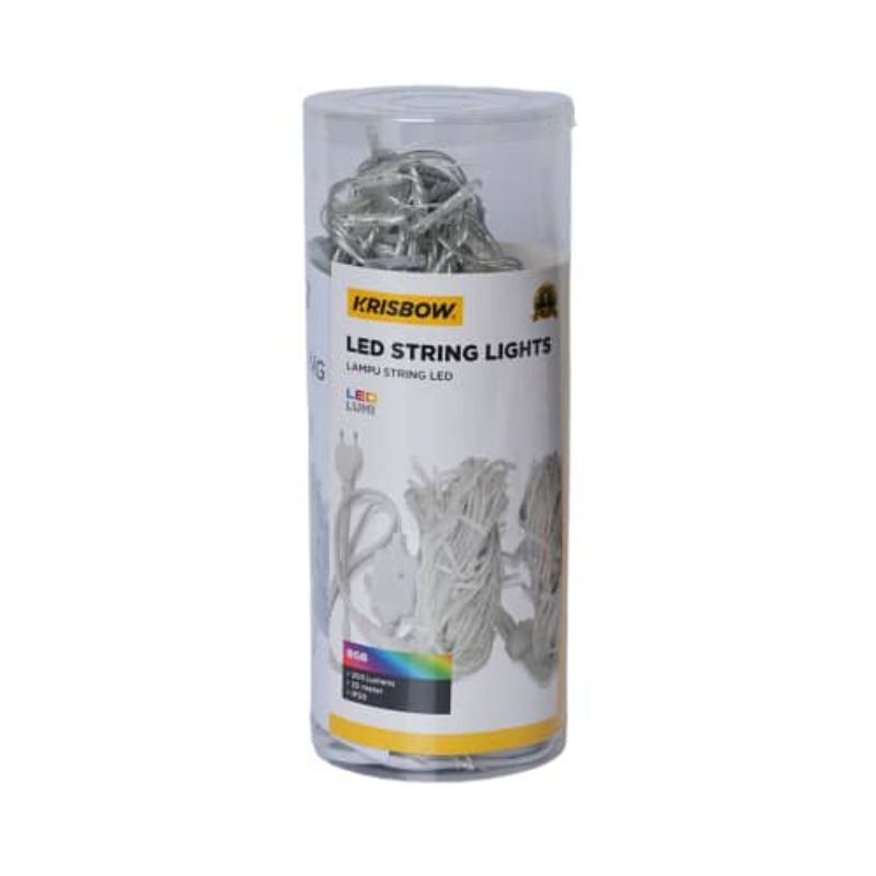 Jual Krisbow 25 Mtr Lampu String Led 13.5 Watt Rgb | Shopee Indonesia
