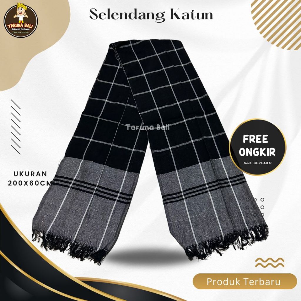 Jual SELENDANG BALI | SENTENG | IKAT PINGGANG BALI | HITAM KOTAK ...