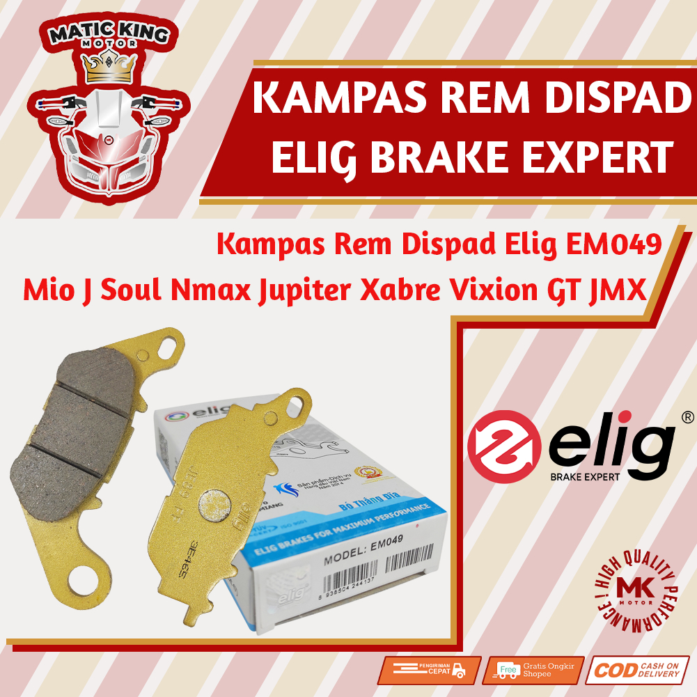 Jual Kampas Rem Cakram Dispad Discpad Depan Belakang Yamaha Nmax Mio Smile J Soul GT X-Ride Fino ...
