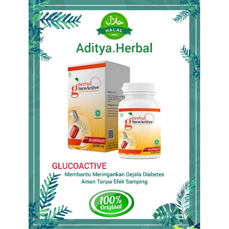 Jual Glucoactive Asli Original Obat Herbal Diabetes Kencing Manis Gula ...